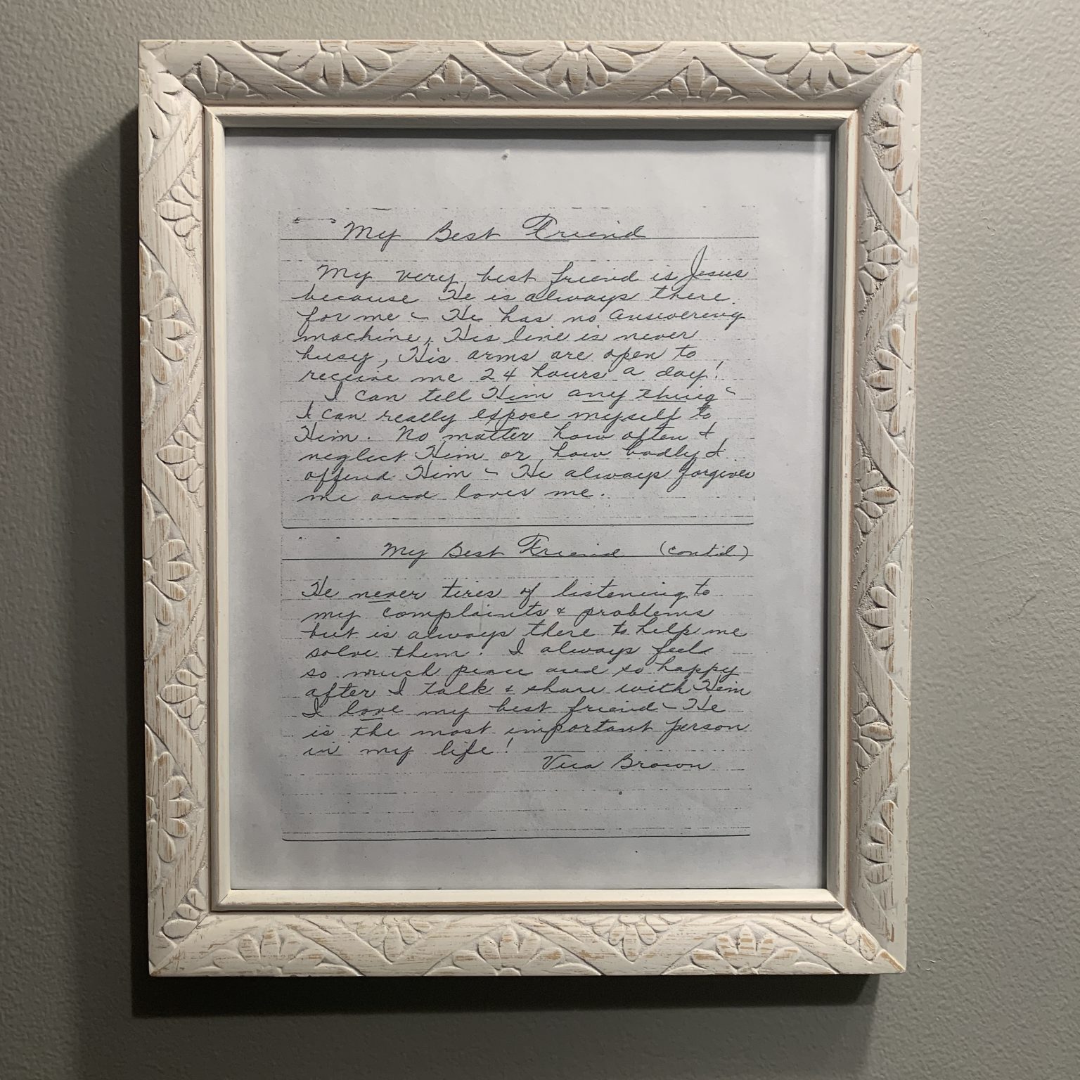 My Best Friend - Changed Through Faith